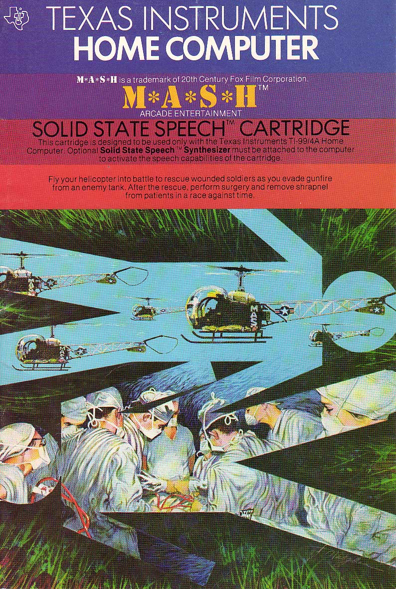 TI-99/4A Videogame House - M*A*S*H
